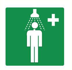 Pictogram Nooddouche | Ehabo Preventie
